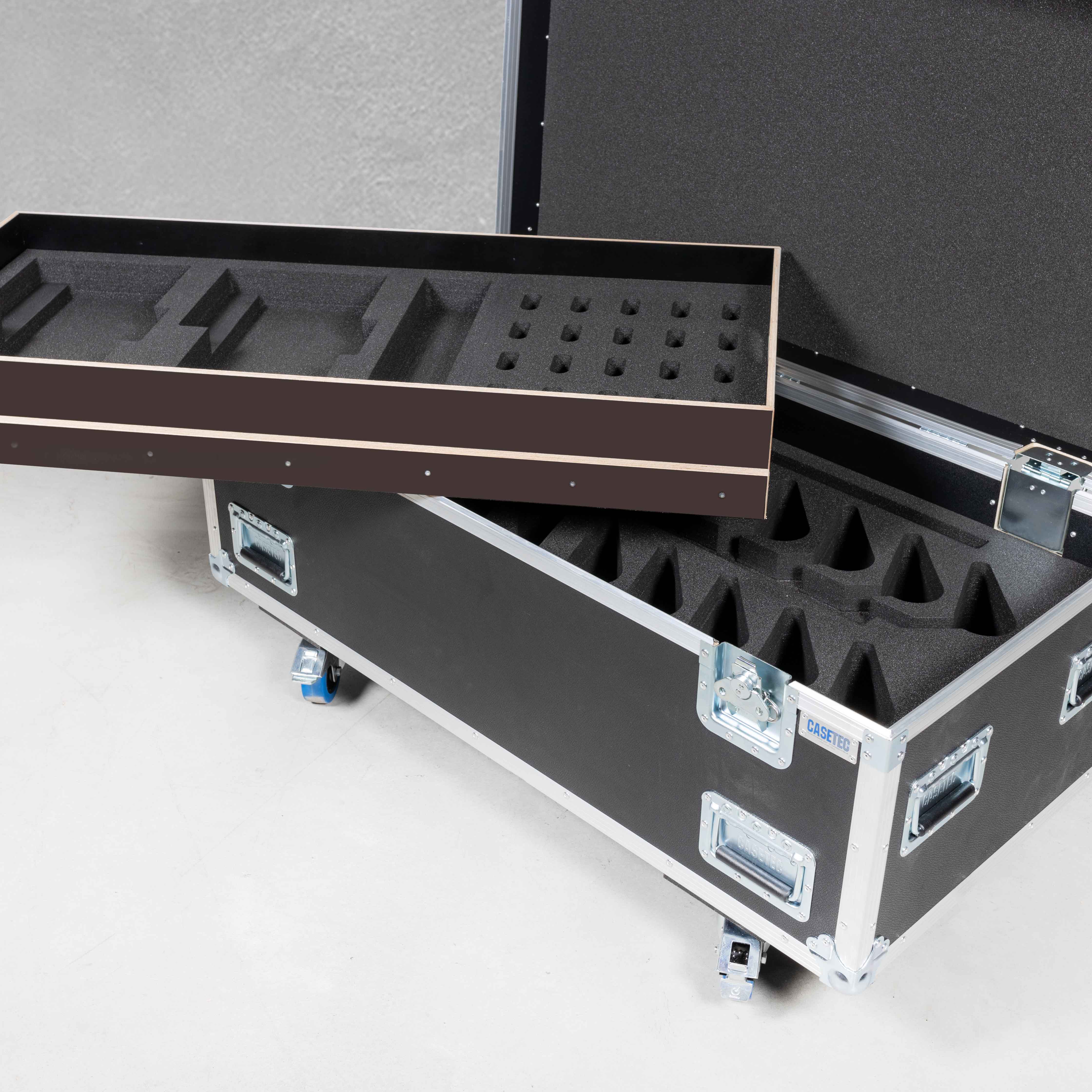 Flightcase für Shure Microflex Complete Wireless MXCW640 System
